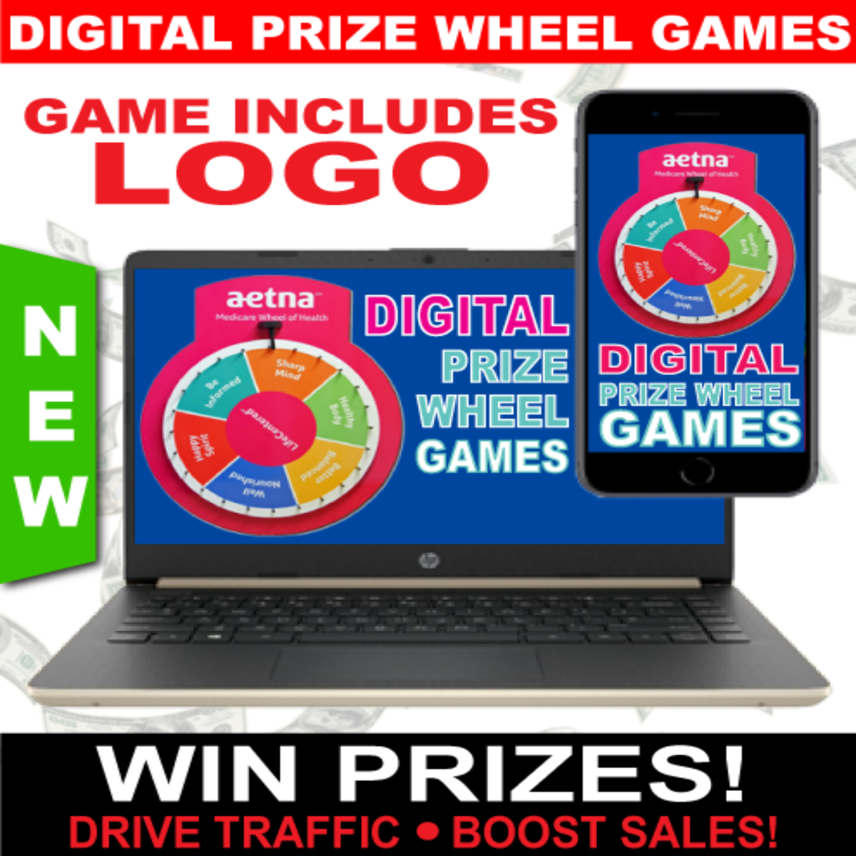 Prize Wheels Direct | Trade Show Spinning Games for Giveaways Custom ...