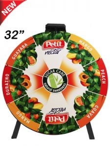 All Prize Wheels - Trade Show Spinning Games for Giveaways Custom Wheel ...